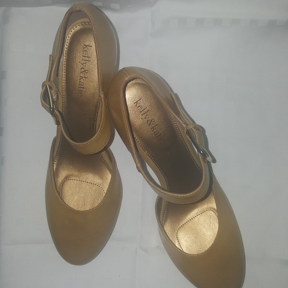 Kelly & Katie | Shoes | Kelly Katie Mary Jane Marigold Heels | Poshmark